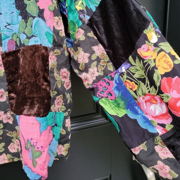 Fashion Fuse | Tops | Funky Vintage Y2k Fashion Fuse Boho Patchwork ...